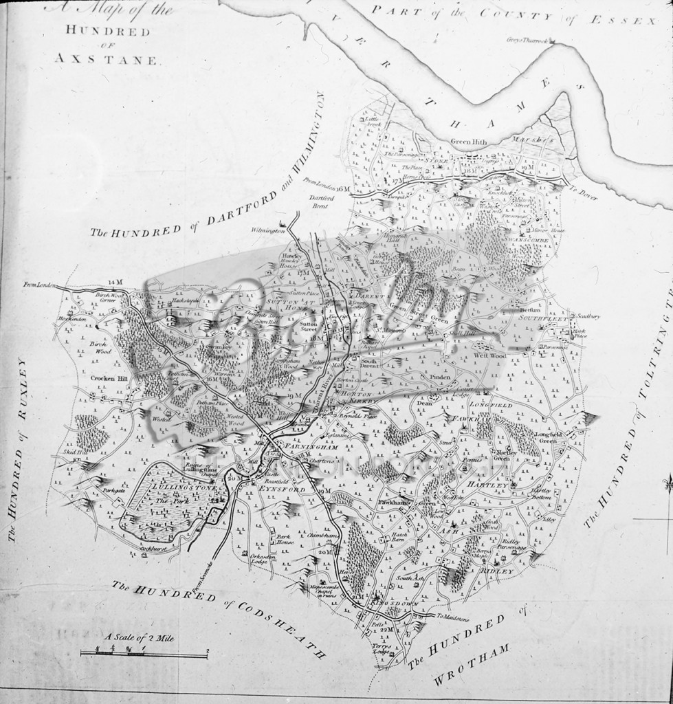 PHLS_0223 Eynsford and Darenth Valley map, Eynsford undated | Bromley ...