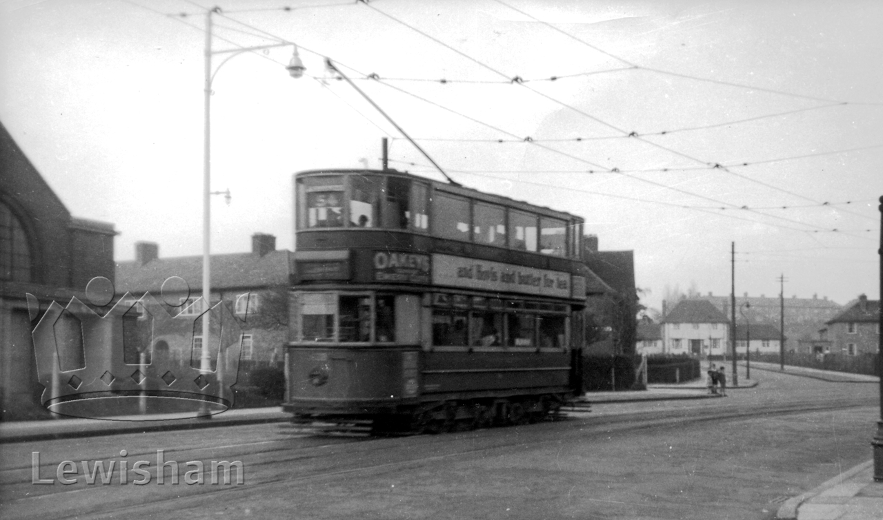 Tram, Downham Way - Lewisham Borough PhotosLewisham Borough Photos